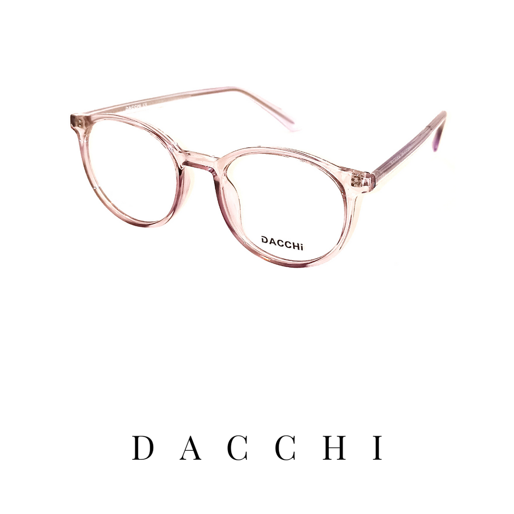 Dacchi Eyewear - Round - Transparent Light Violet – Optika Jovović