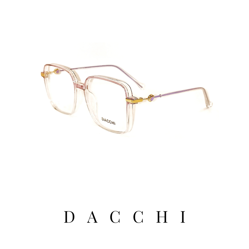 Dacchi Eyewear - Square - Transparent Ombre Lilac – Optika Jovović