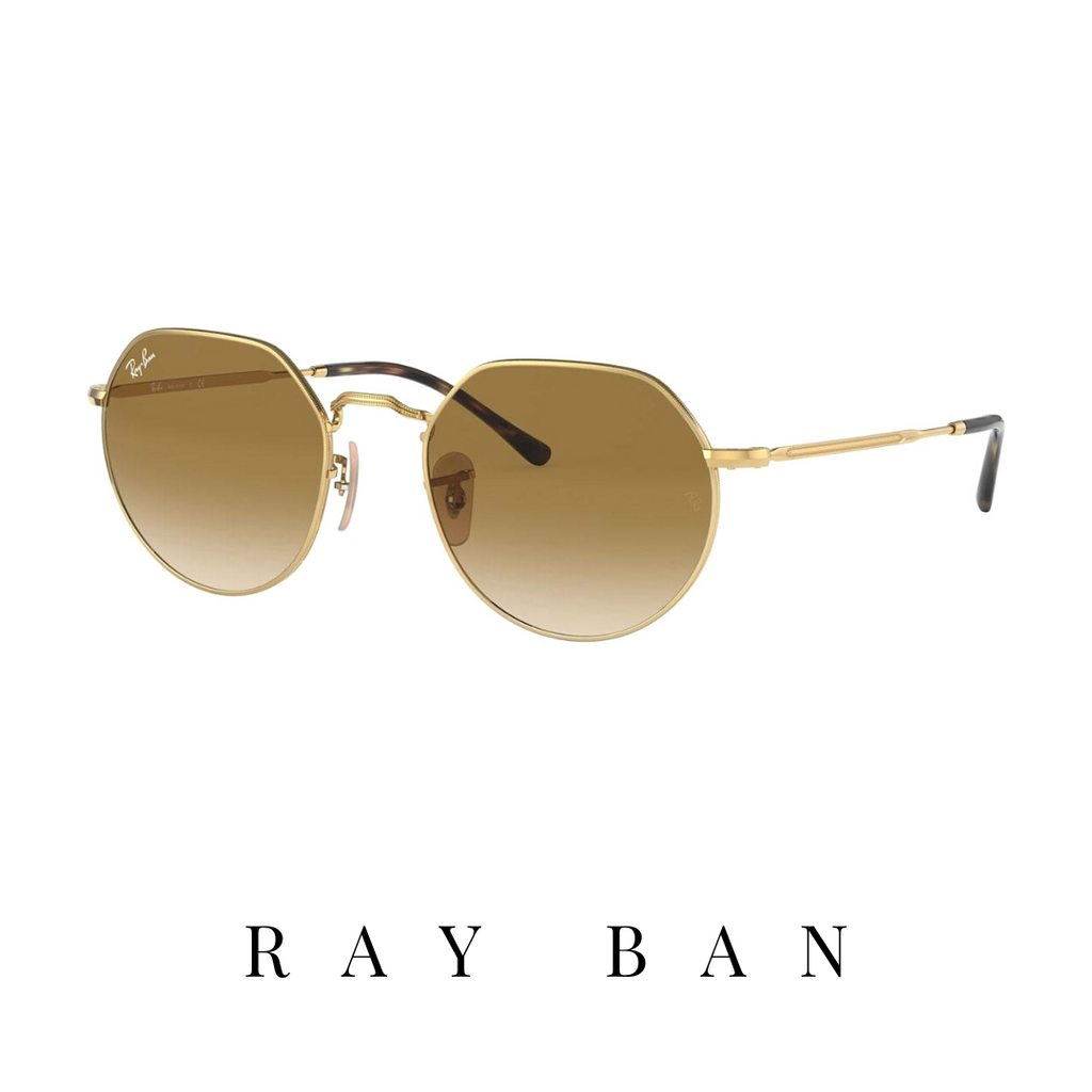 Ray Ban - 'Jack' - Unisex - Gold&Brown Gradient – Optika Jovović