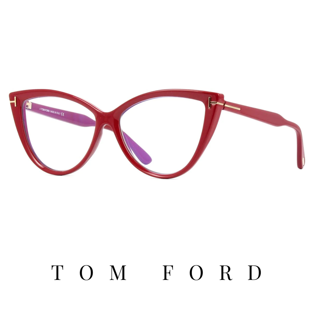 Tom Ford Eyewear - Oversized - Cat-Eye - Red – Optika Jovović